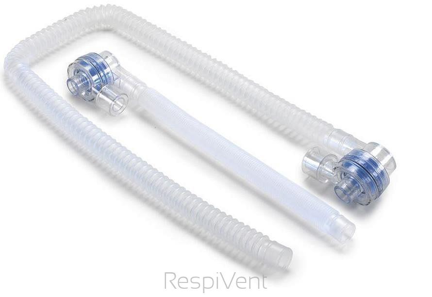 Układ oddechowy pacjenta z portem, jednorazowego użytku do respiratorów ...